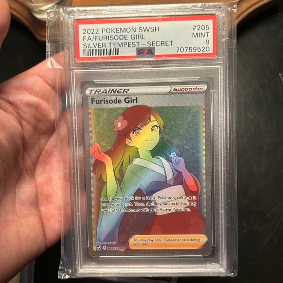Pokemon | Toys | Psa 9 Pokmon Rainbow Furisode Girl | Poshmark
